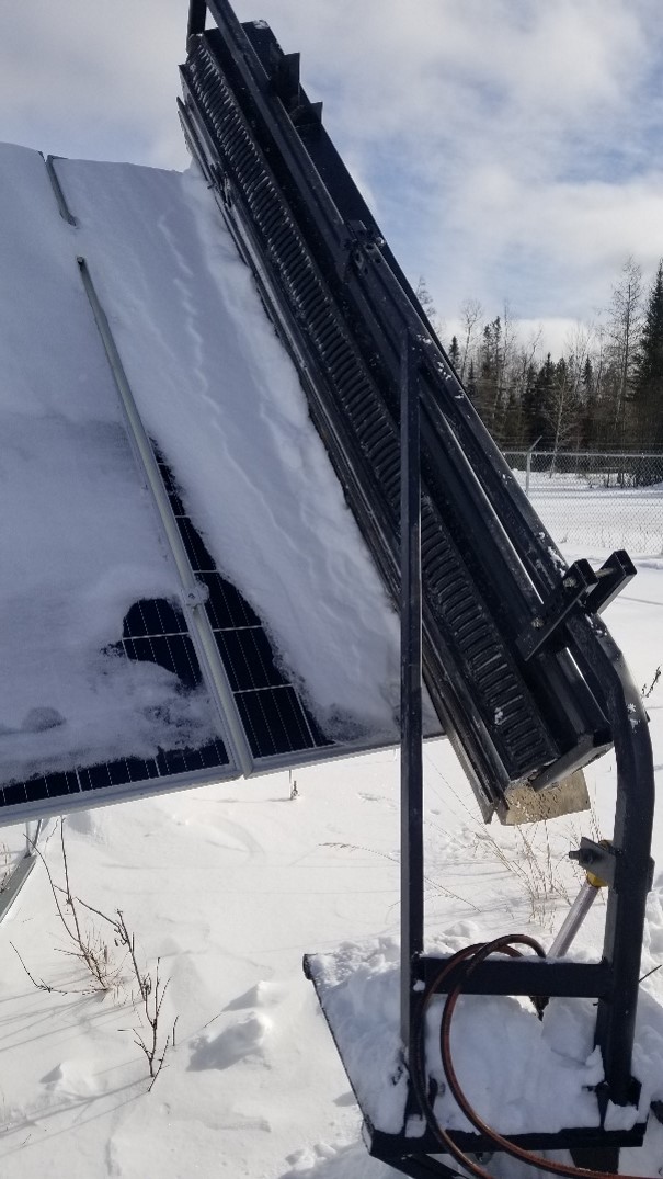 How to remove snow from solar panels (SolarShare Edition) | Solar Share